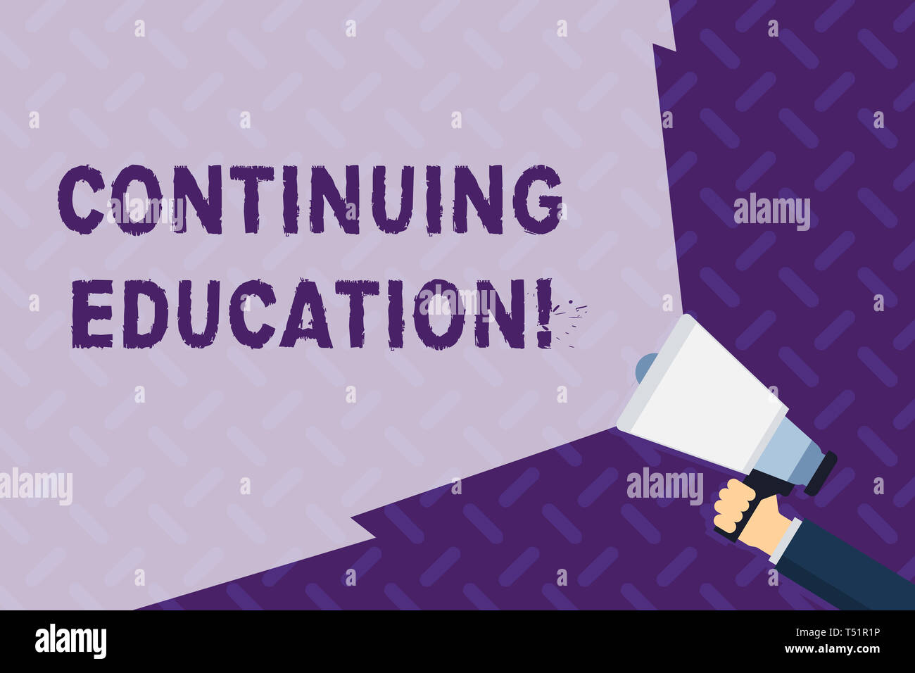 Text sign showing Continuing Education. Business photo showcasing ...