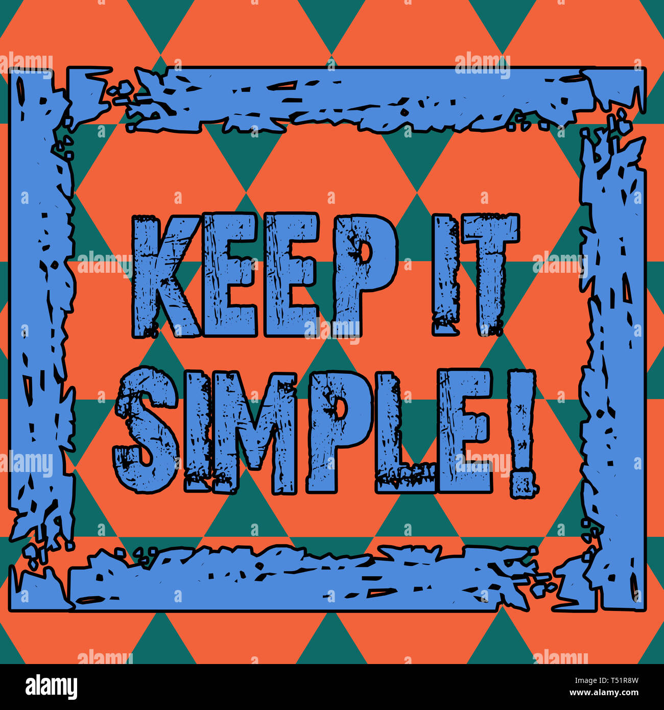 Conceptual hand writing showing Keep It Simple. Concept meaning ask ...
