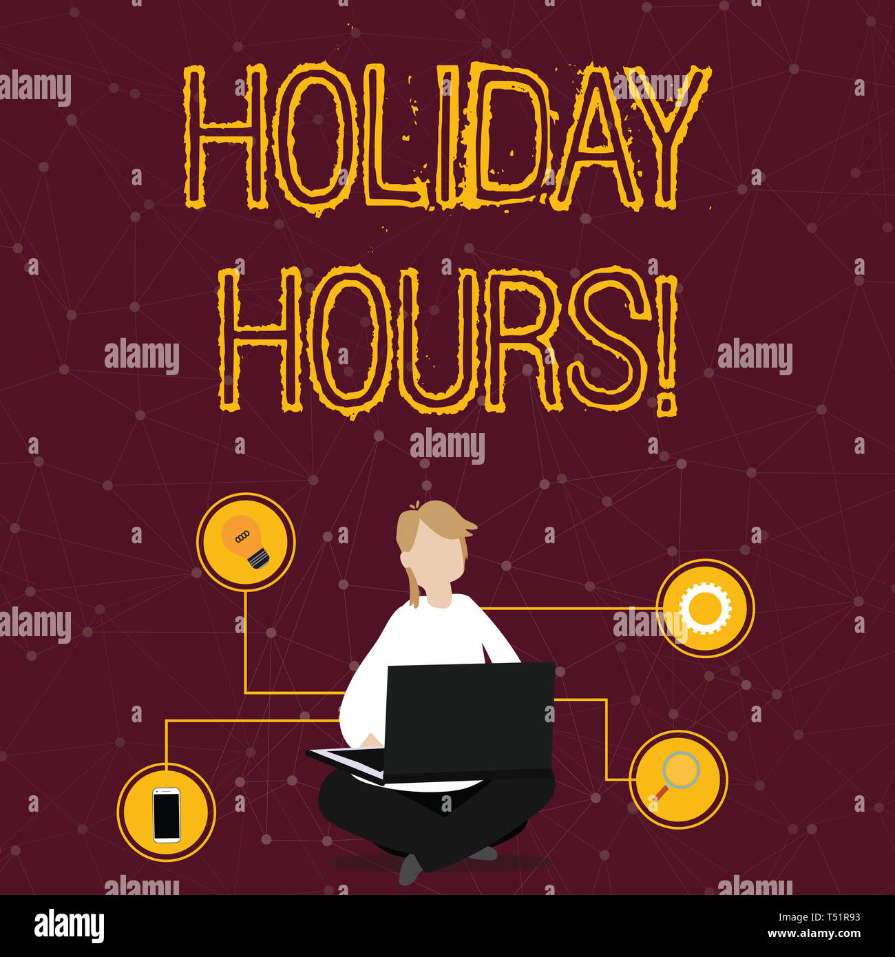 Word writing text Holiday Hours. Business photo showcasing Overtime ...