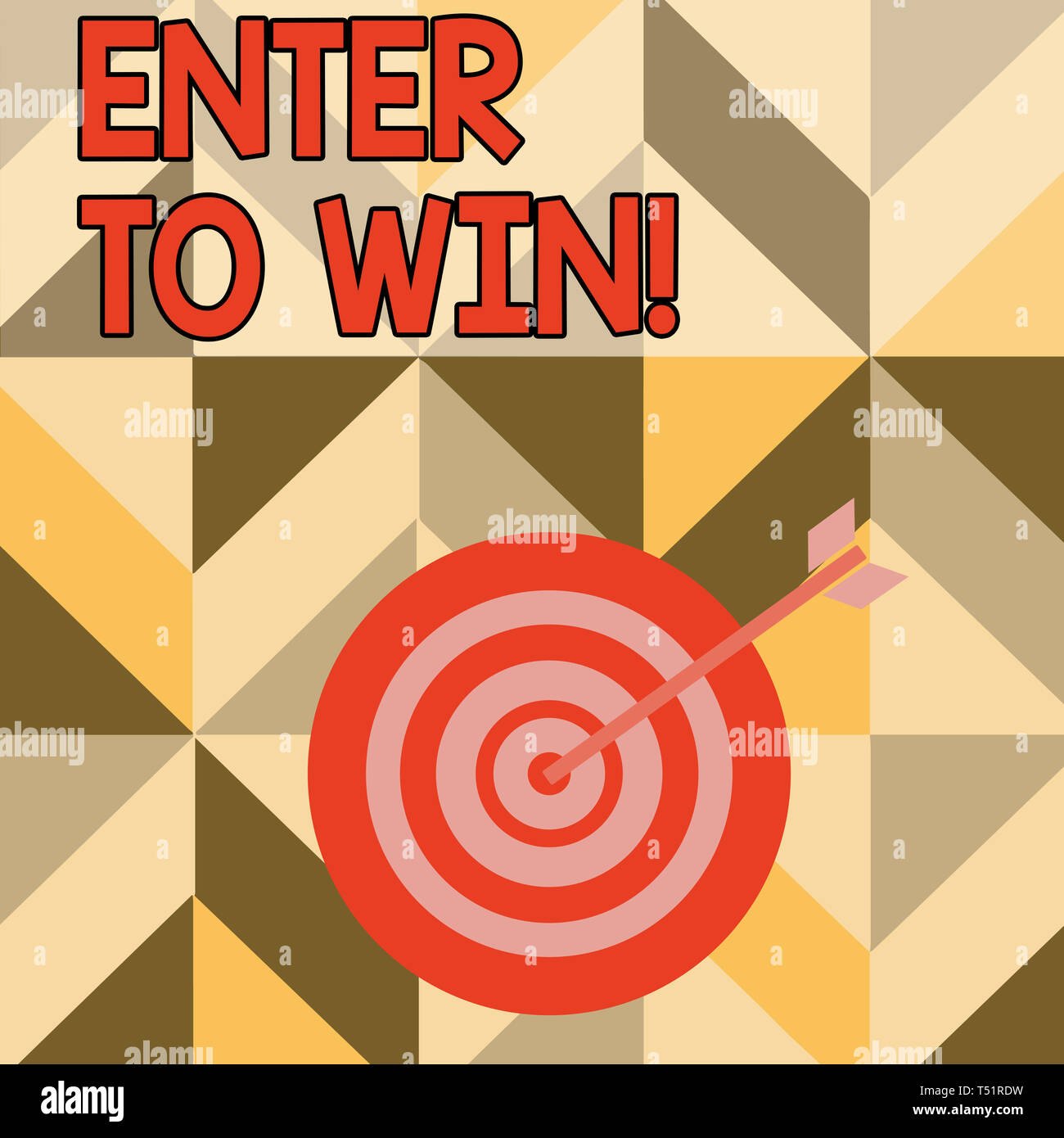 Word writing text Enter To Win. Business photo showcasing exchanging ...