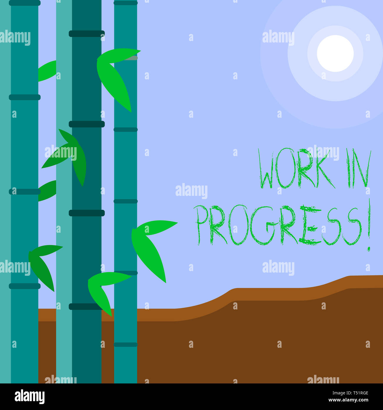 Word writing text Work In Progress. Business photo showcasing ...