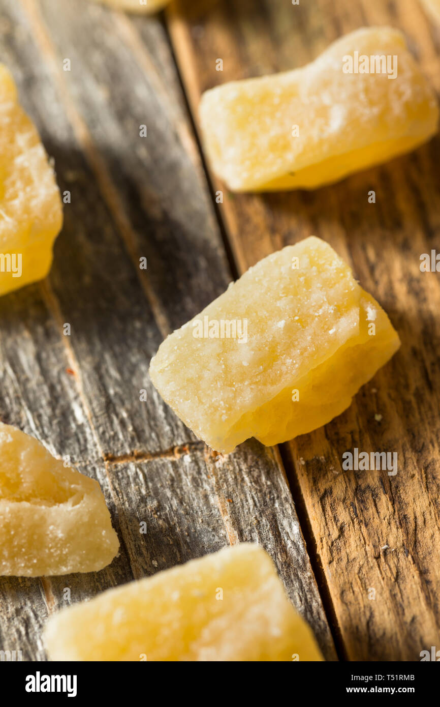 Organic Sweet Candied Ginger Treats in a Bowl Stock Photo - Alamy