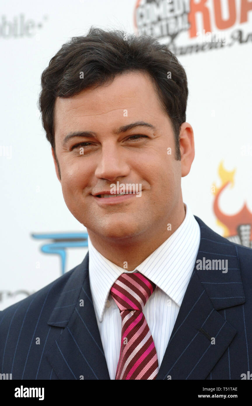 LOS ANGELES, CA. August 07, 2005: TV chat show host JIMMY KIMMEL at ...