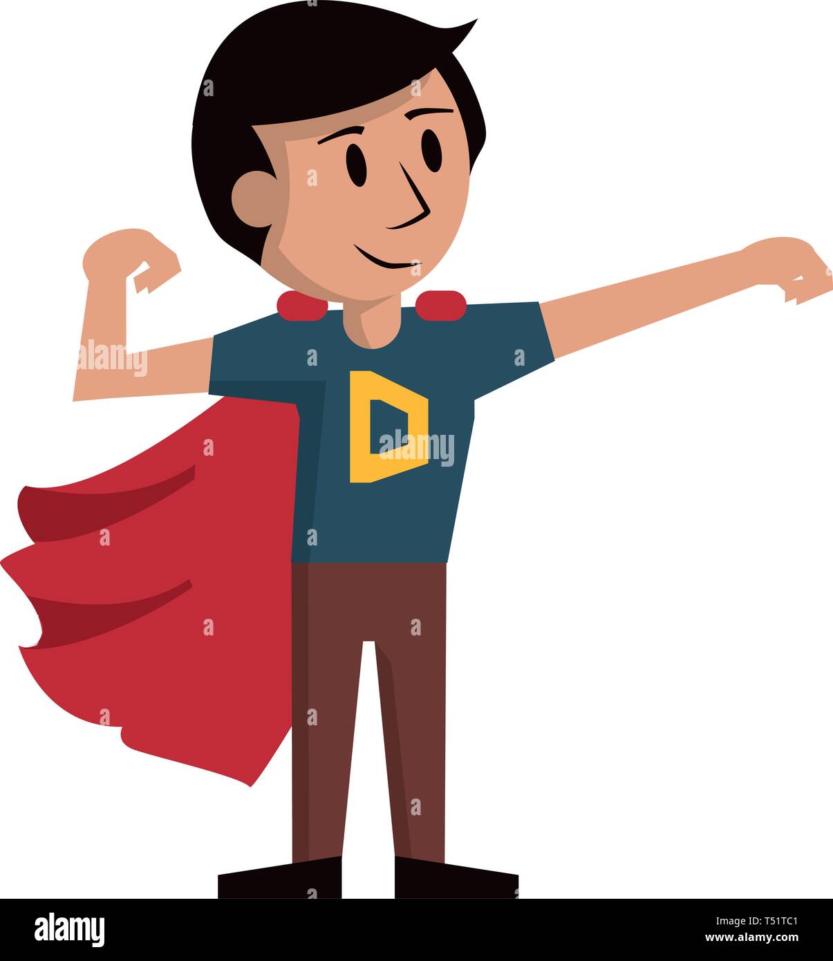 Super dad hero cartoon Stock Vector Image & Art - Alamy