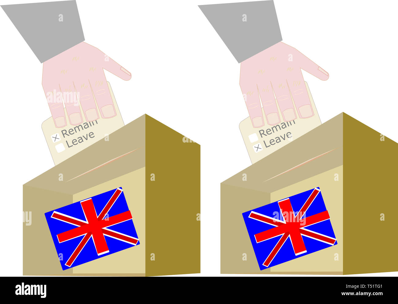 Person voting election england hi-res stock photography and images - Alamy