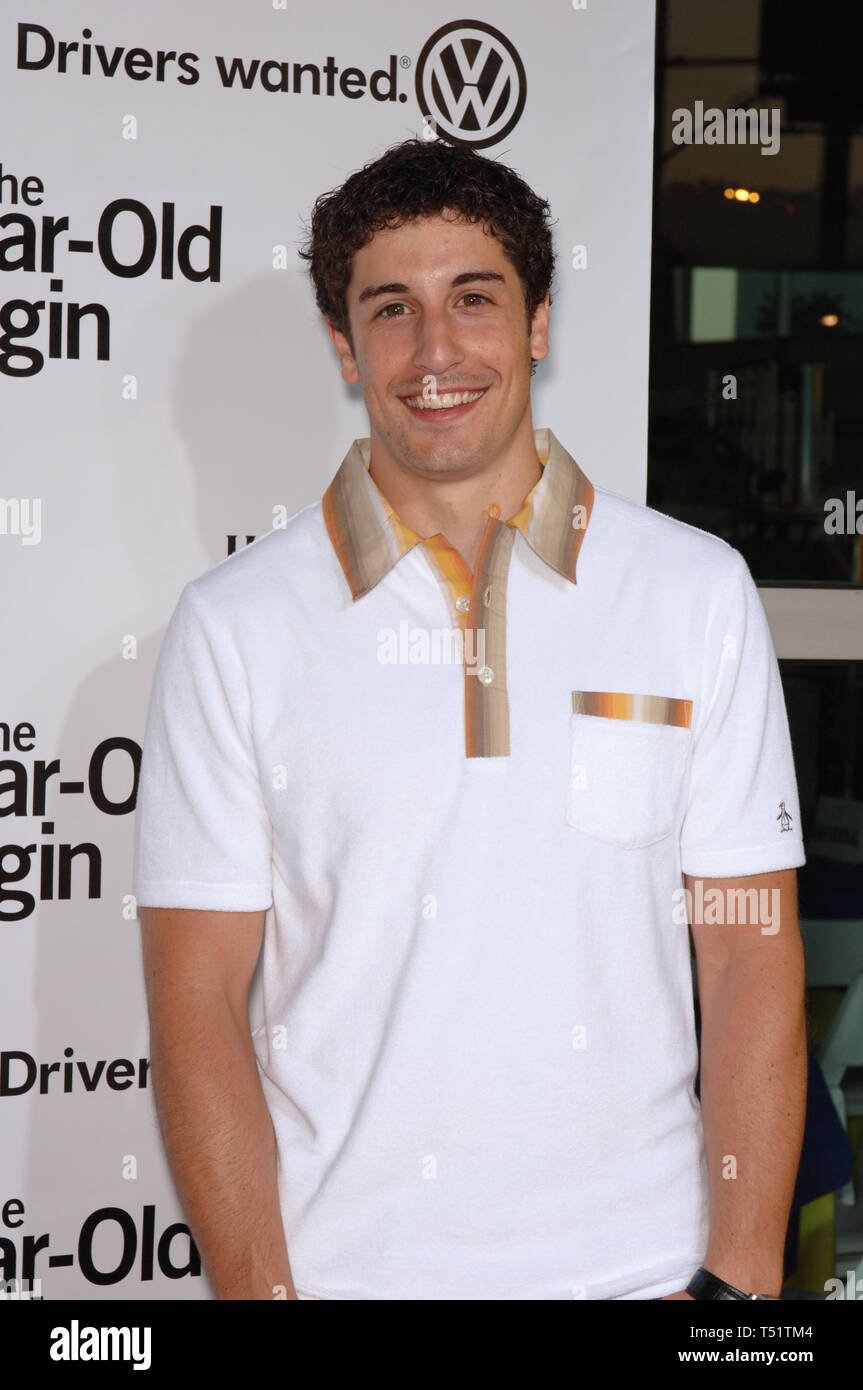 LOS ANGELES, CA. August 11, 2005: Actor JASON BIGGS at the world ...