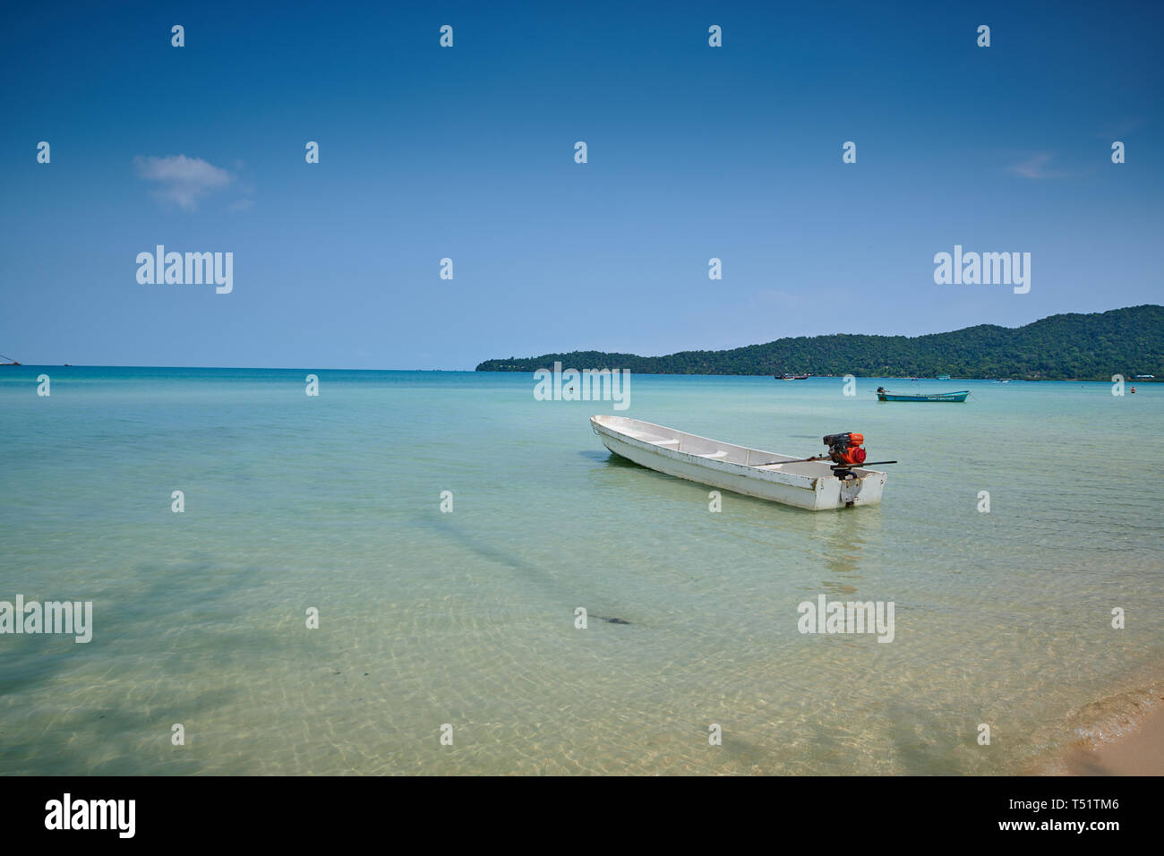 The beautiful beach of Koh Rong Sanloem, Cambodia Stock Photo - Alamy