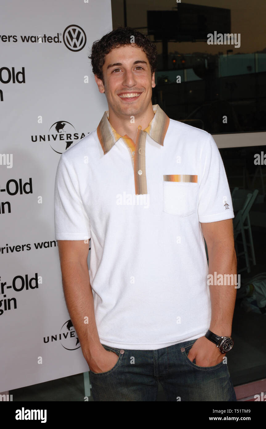 LOS ANGELES, CA. August 11, 2005: Actor JASON BIGGS at the world ...