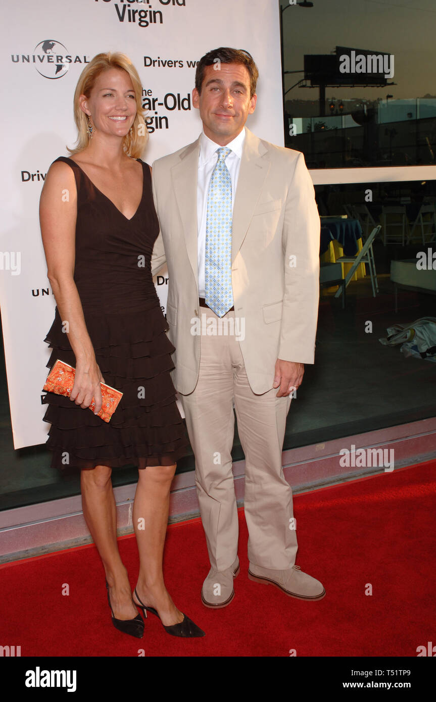 LOS ANGELES, CA. August 11, 2005: Actor STEVE CARELL, star of "The ...