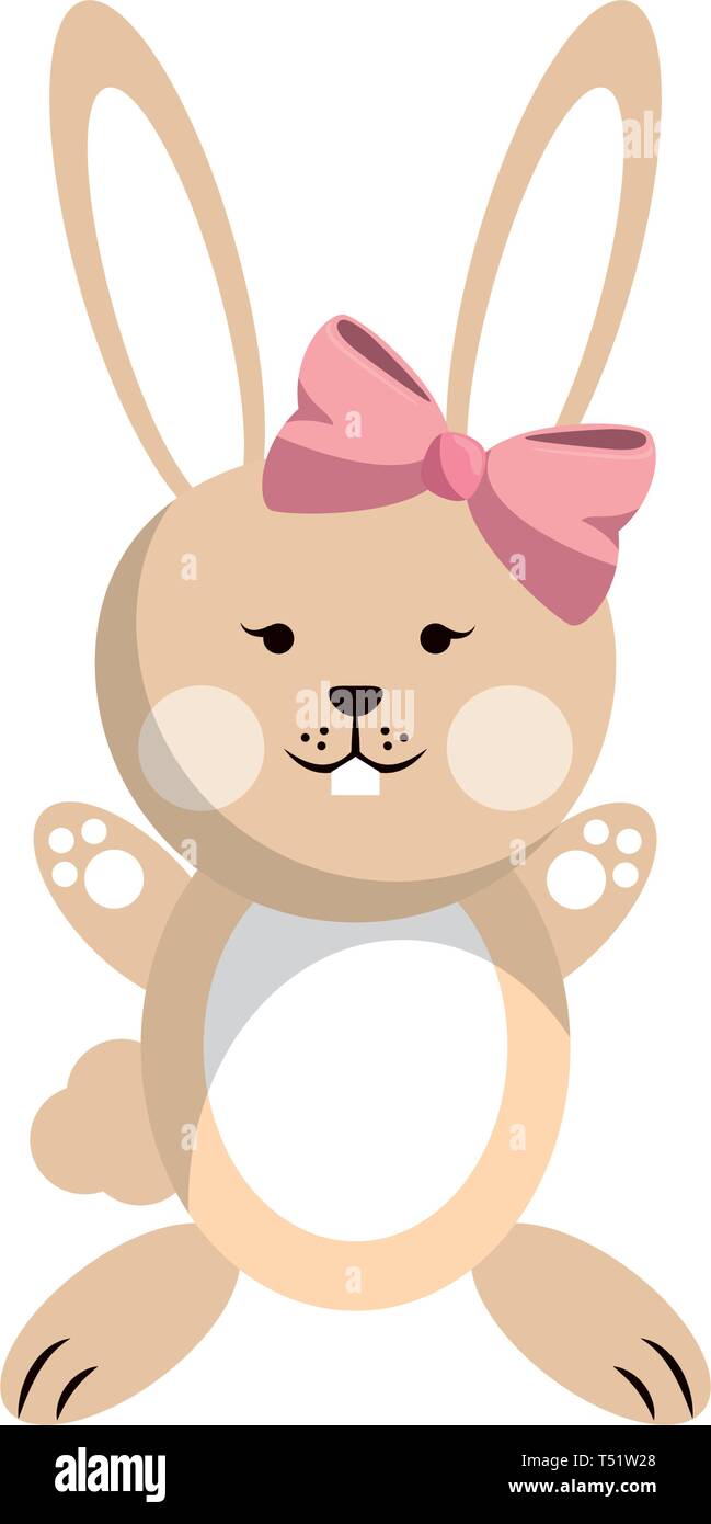 Rabbit cute animal Stock Vector Image & Art - Alamy
