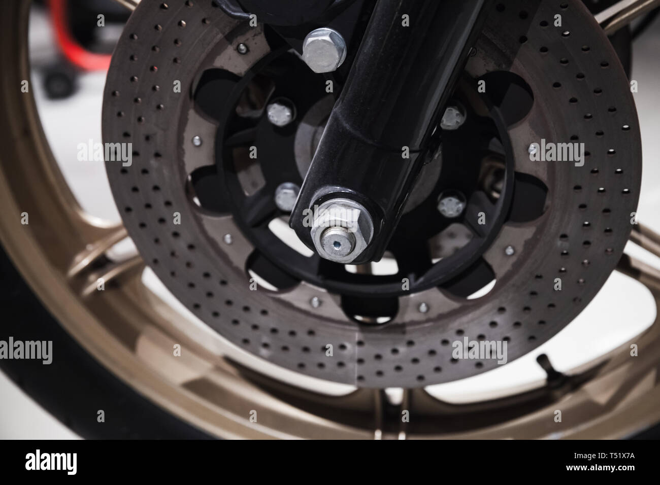 Front wheel suspension hi-res stock photography and images - Alamy