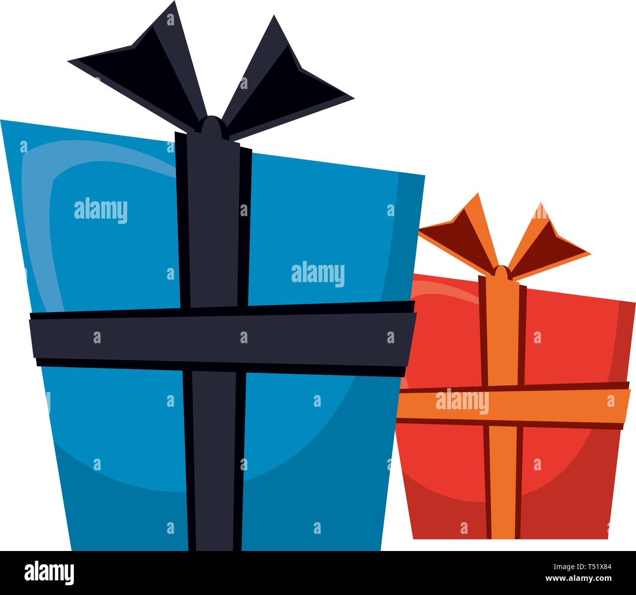 Gift boxes cartoon isolated Stock Vector Image & Art - Alamy