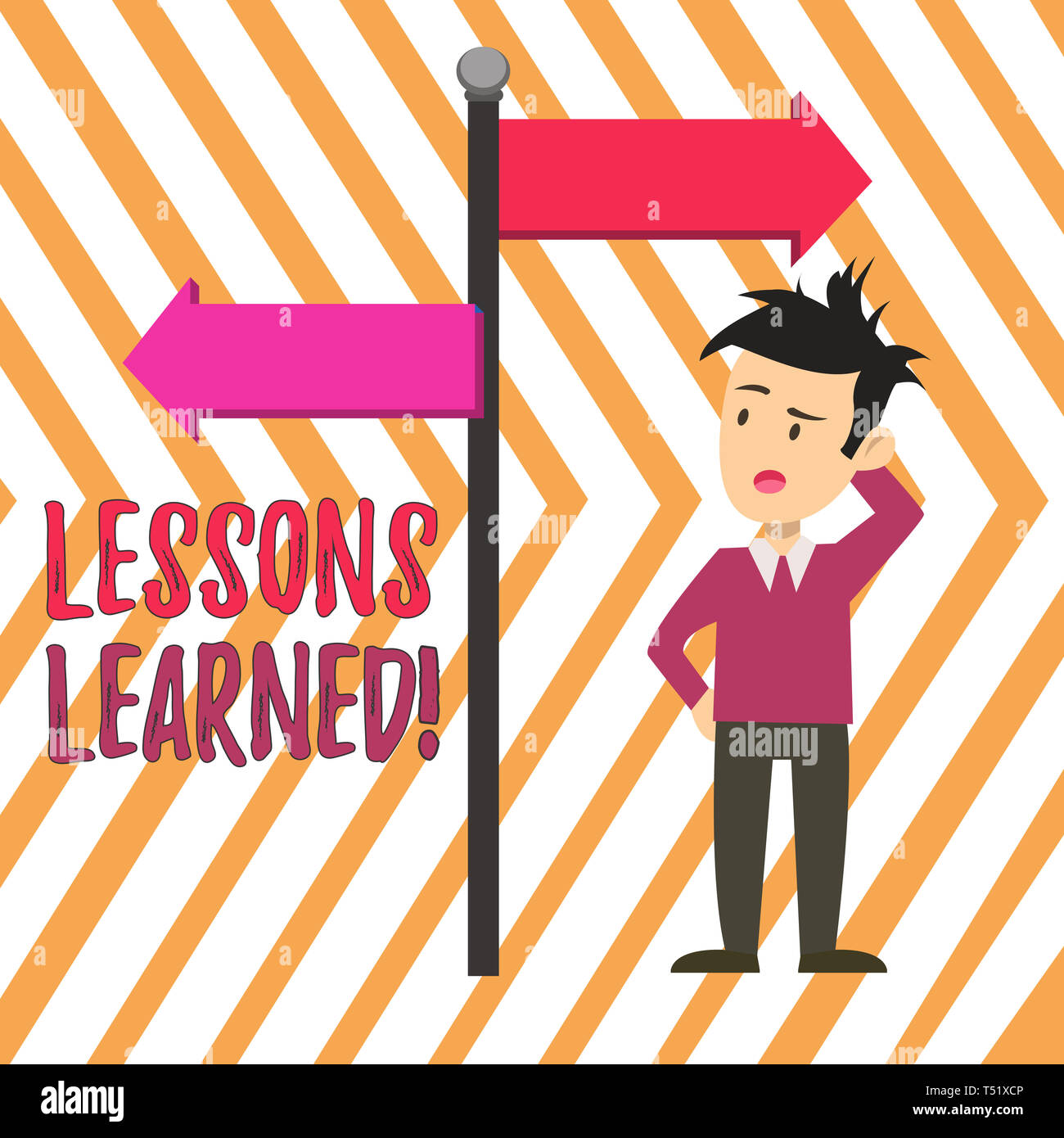 Handwriting text Lessons Learned. Conceptual photo experiences ...