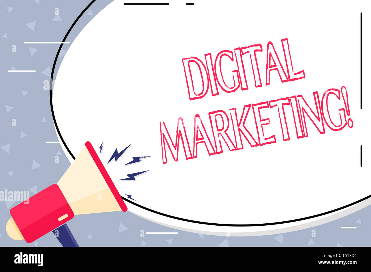 Text sign showing Digital Marketing. Business photo showcasing market ...
