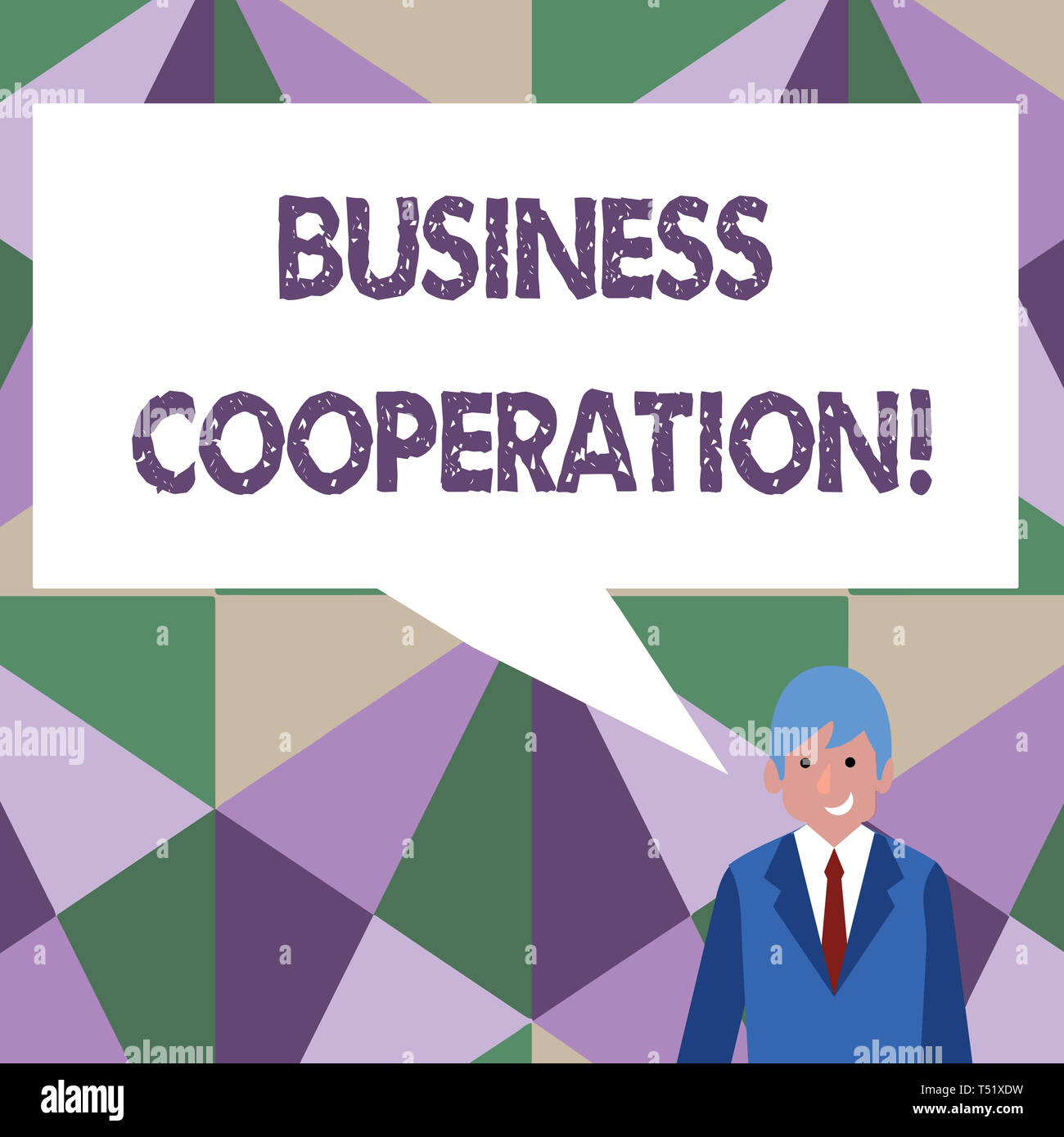 Writing note showing Business Cooperation. Business concept for ...