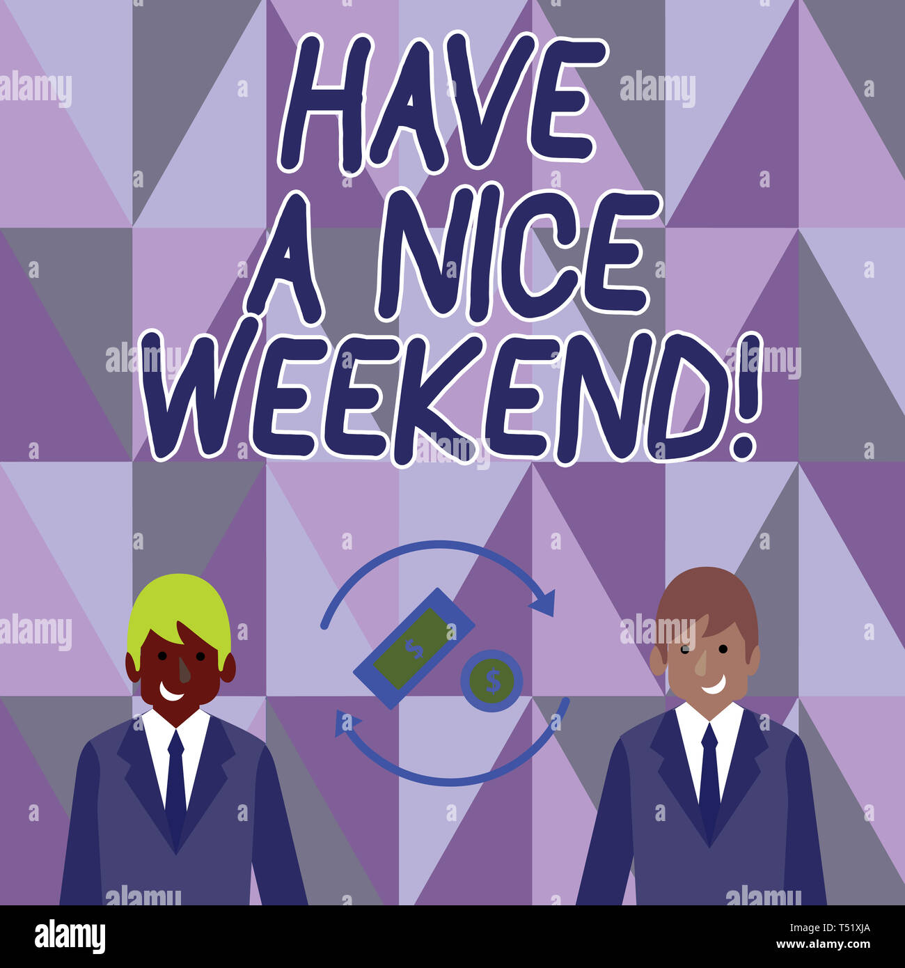 Conceptual hand writing showing Have A Nice Weekend. Concept meaning ...