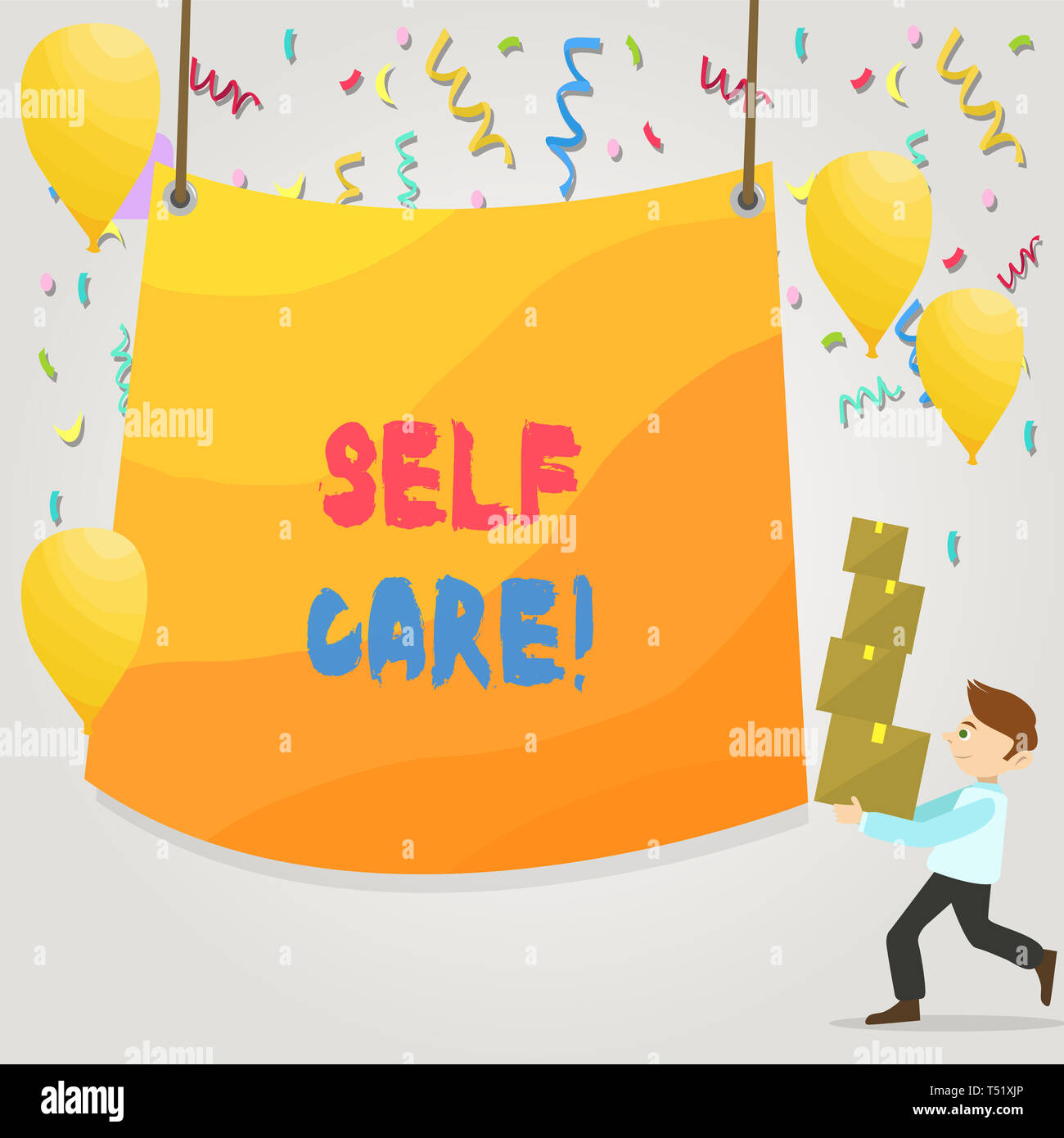 Conceptual hand writing showing Self Care. Concept meaning practice of ...