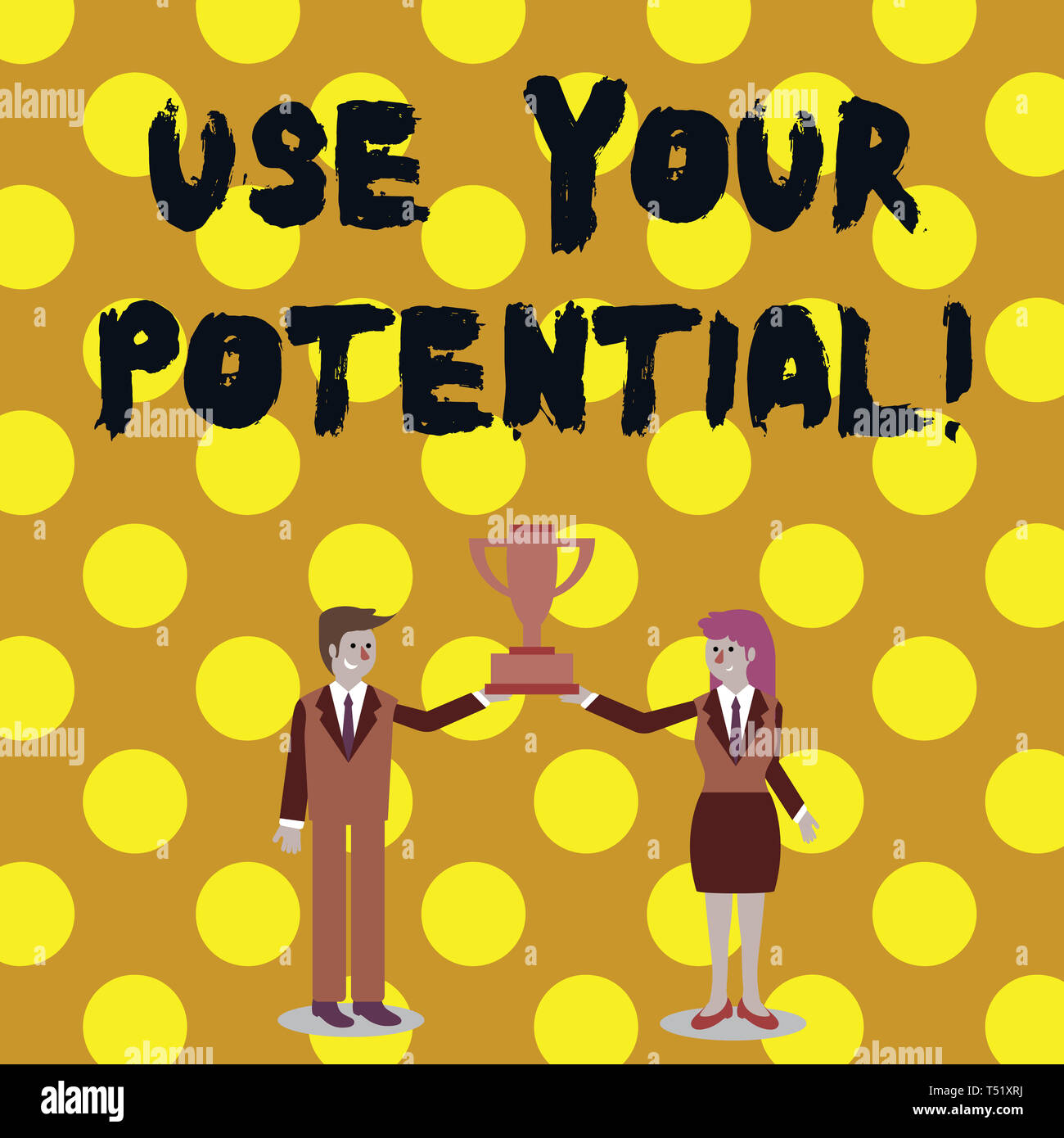 Word writing text Use Your Potential. Business photo showcasing achieve ...