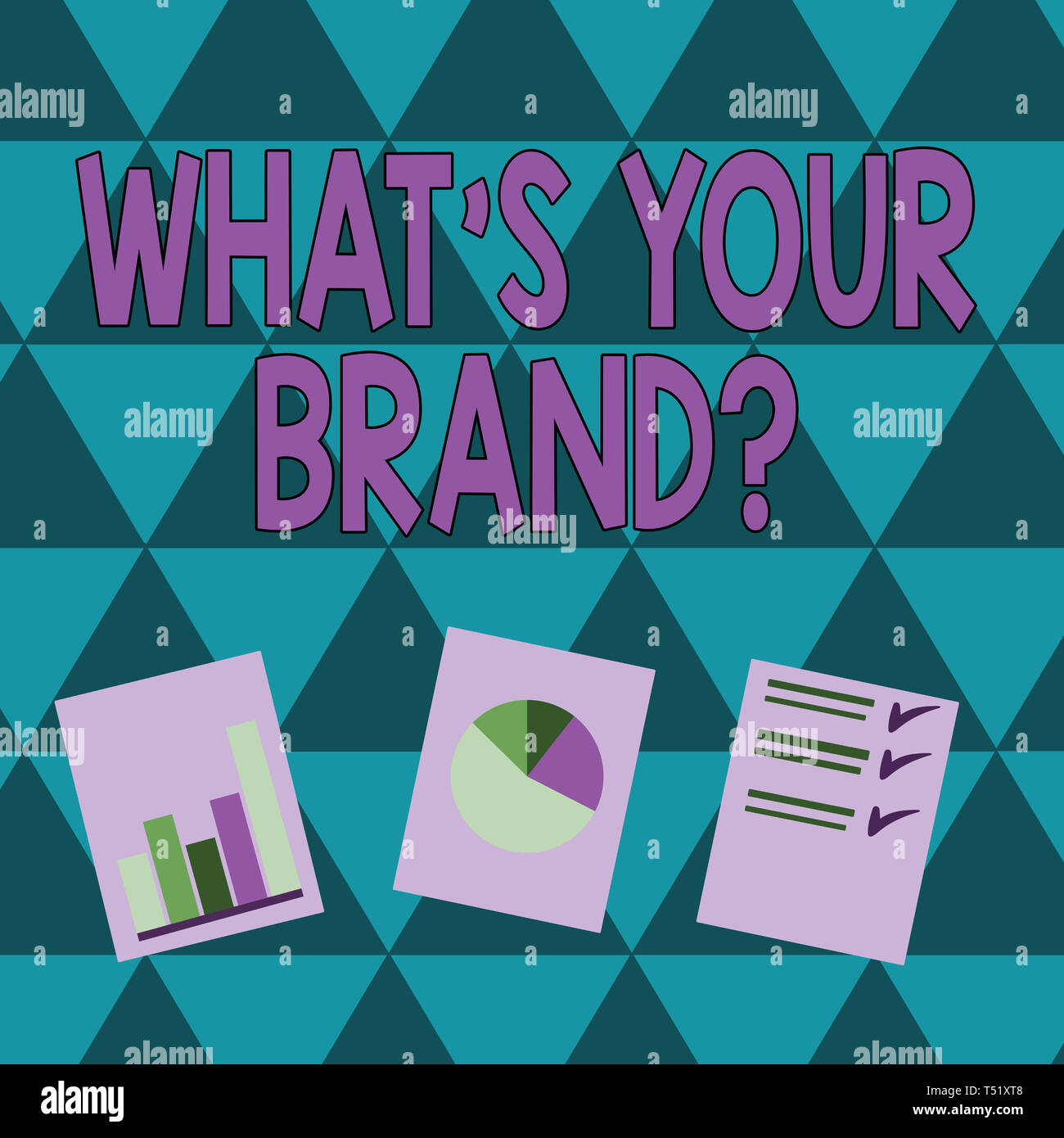 Writing note showing What S Your Brand Question. Business concept for ...