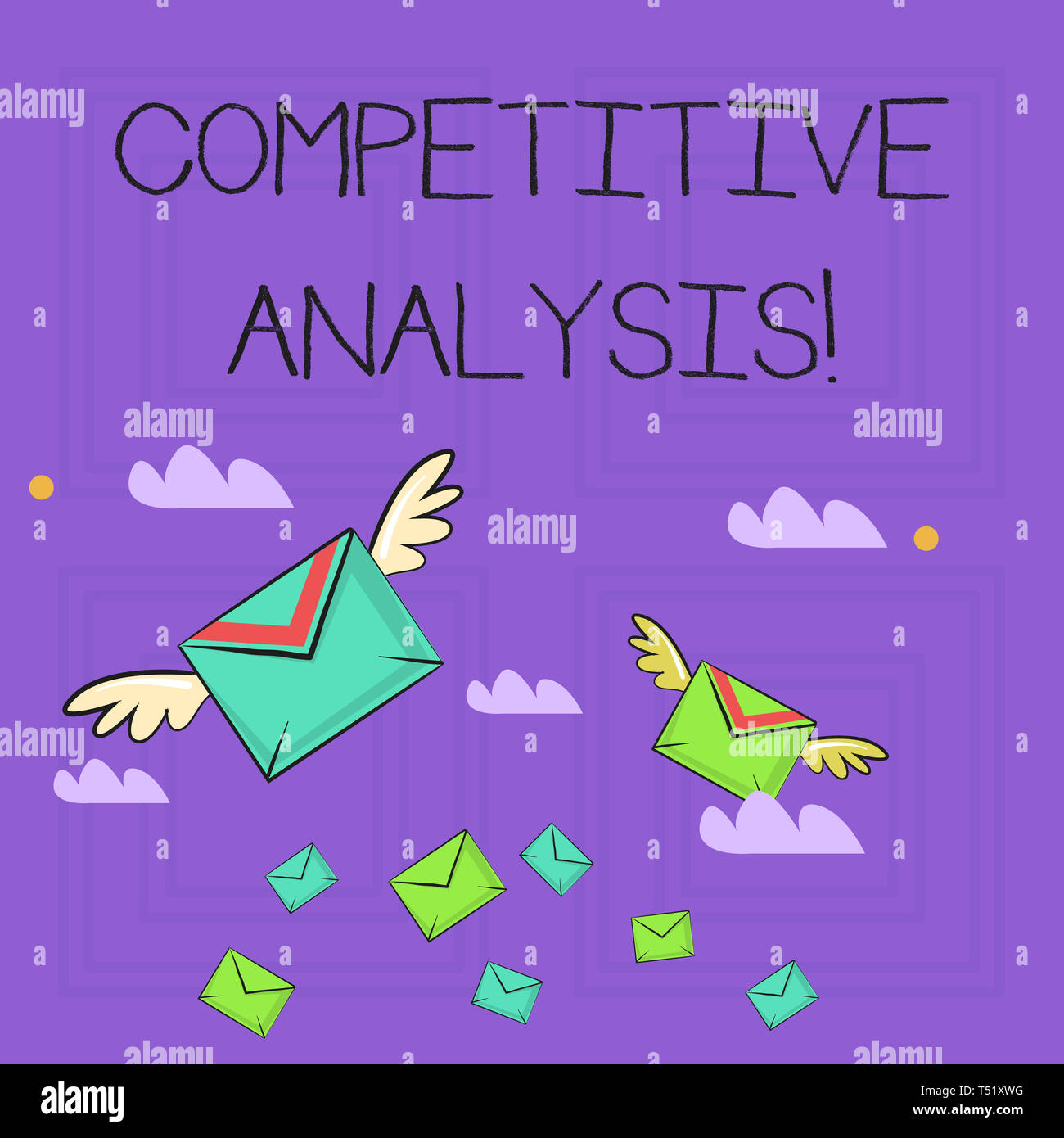 Writing note showing Competitive Analysis. Business concept for ...