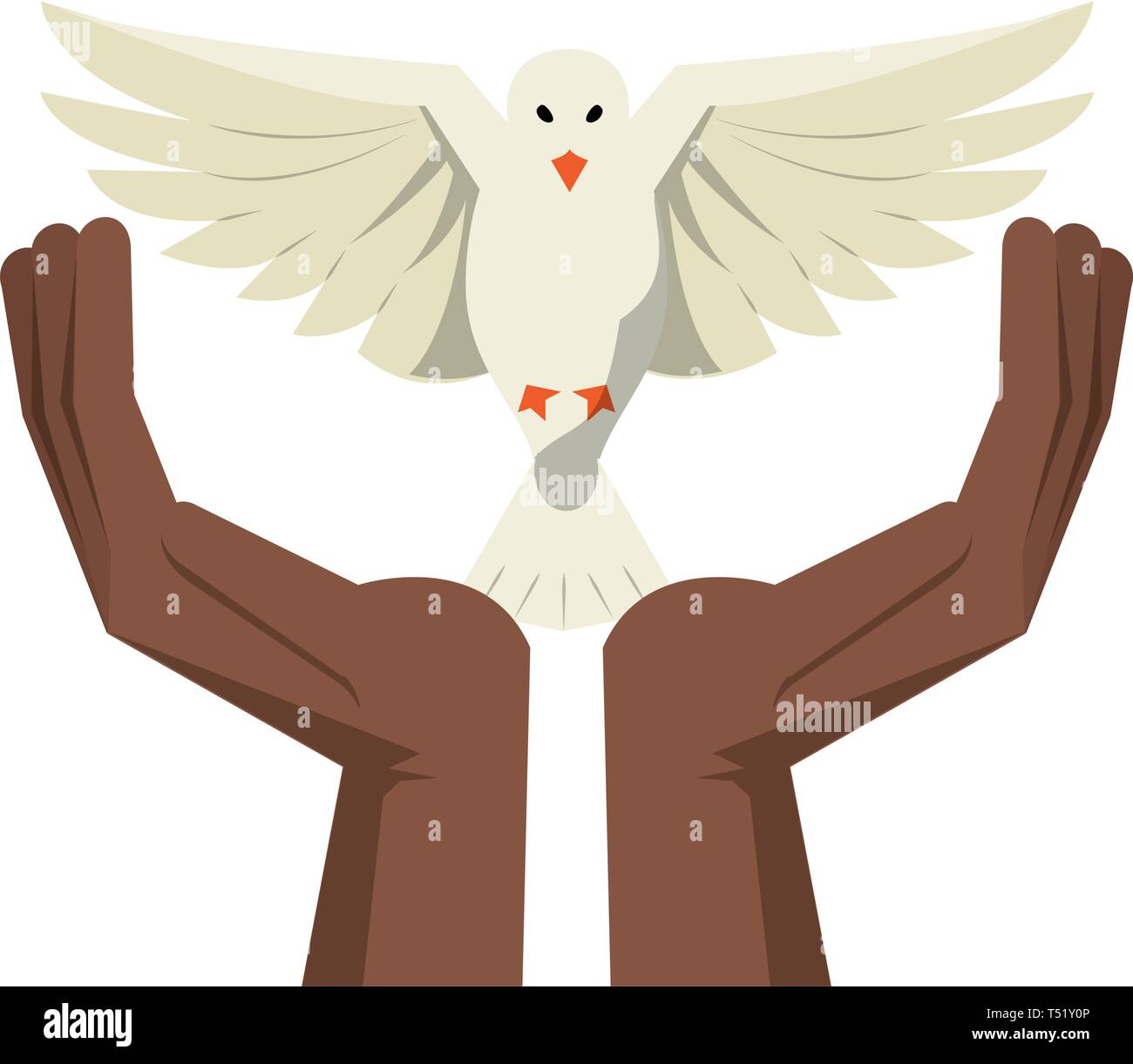 hands holding support symbol Stock Vector Image & Art - Alamy