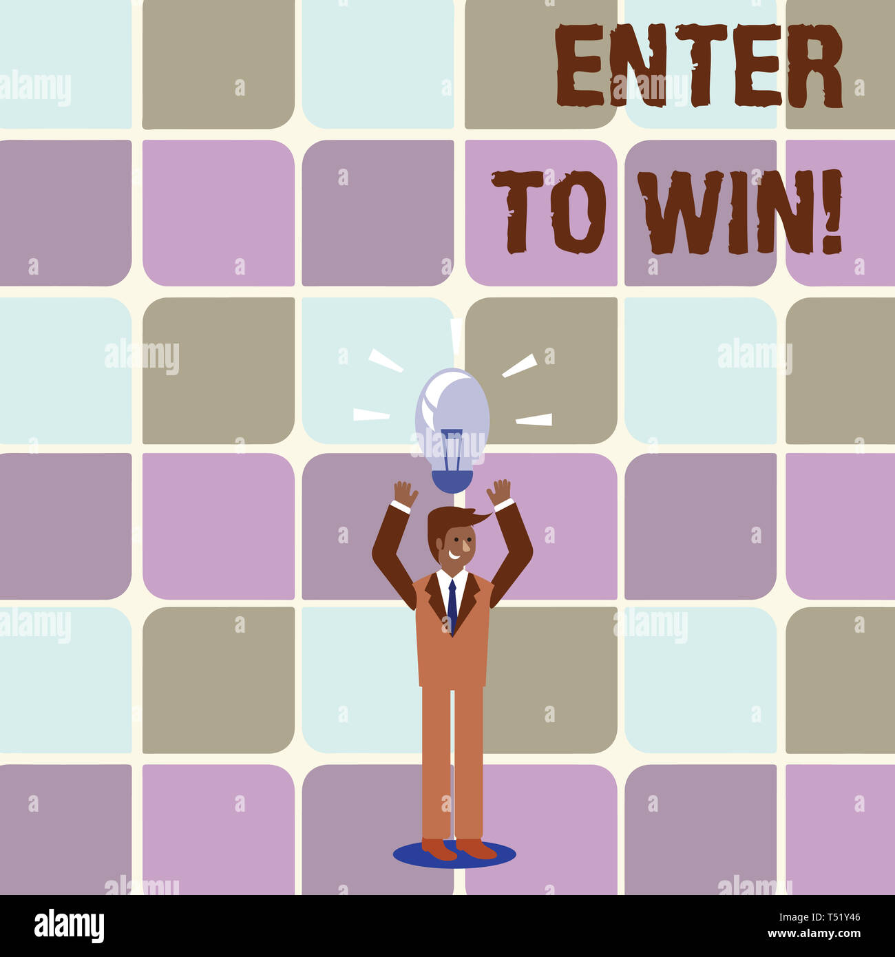 Conceptual hand writing showing Enter To Win. Concept meaning ...