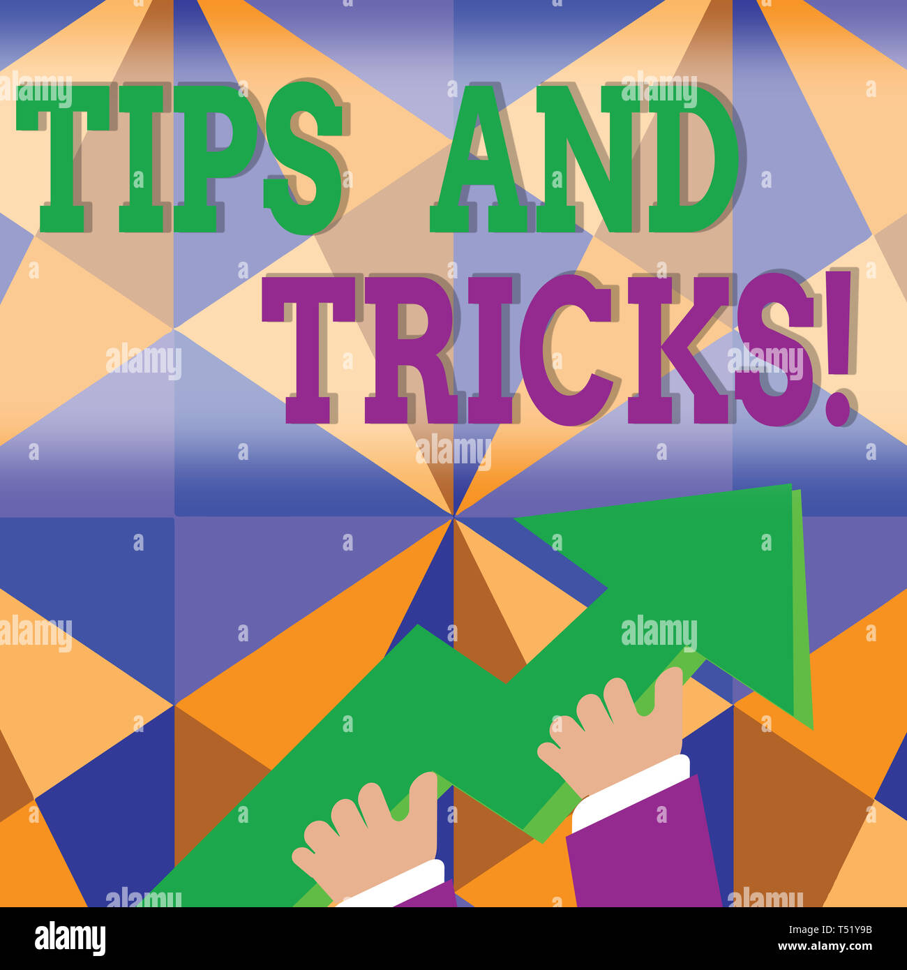 Word writing text Tips And Tricks. Business photo showcasing means ...