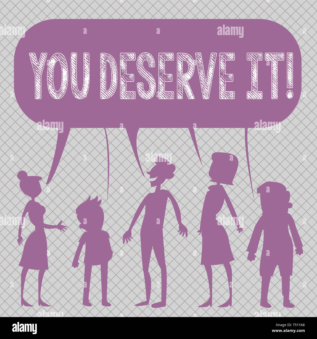 Conceptual hand writing showing You Deserve It. Concept meaning should ...