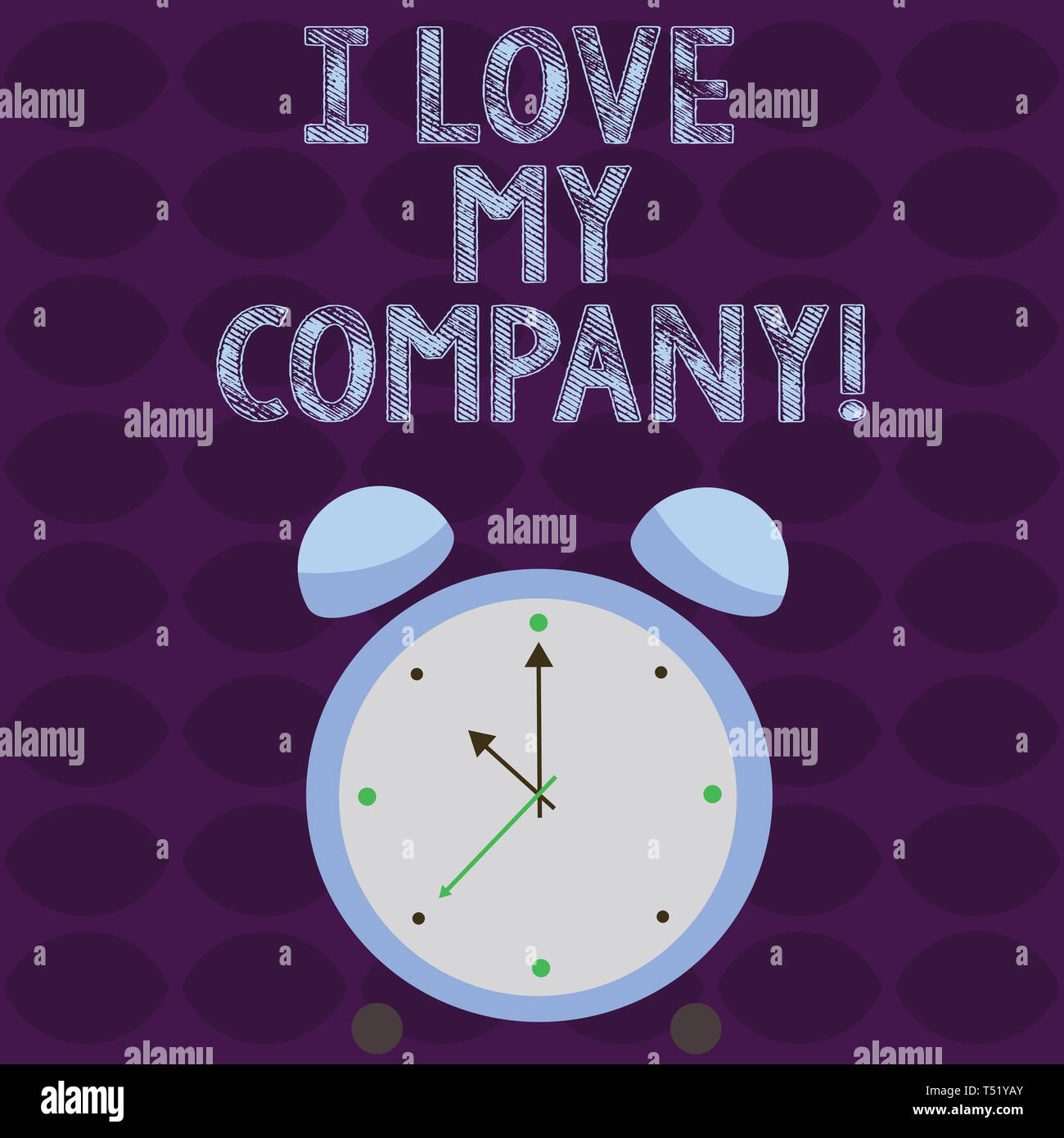 Conceptual hand writing showing I Love My Company. Concept meaning tell ...