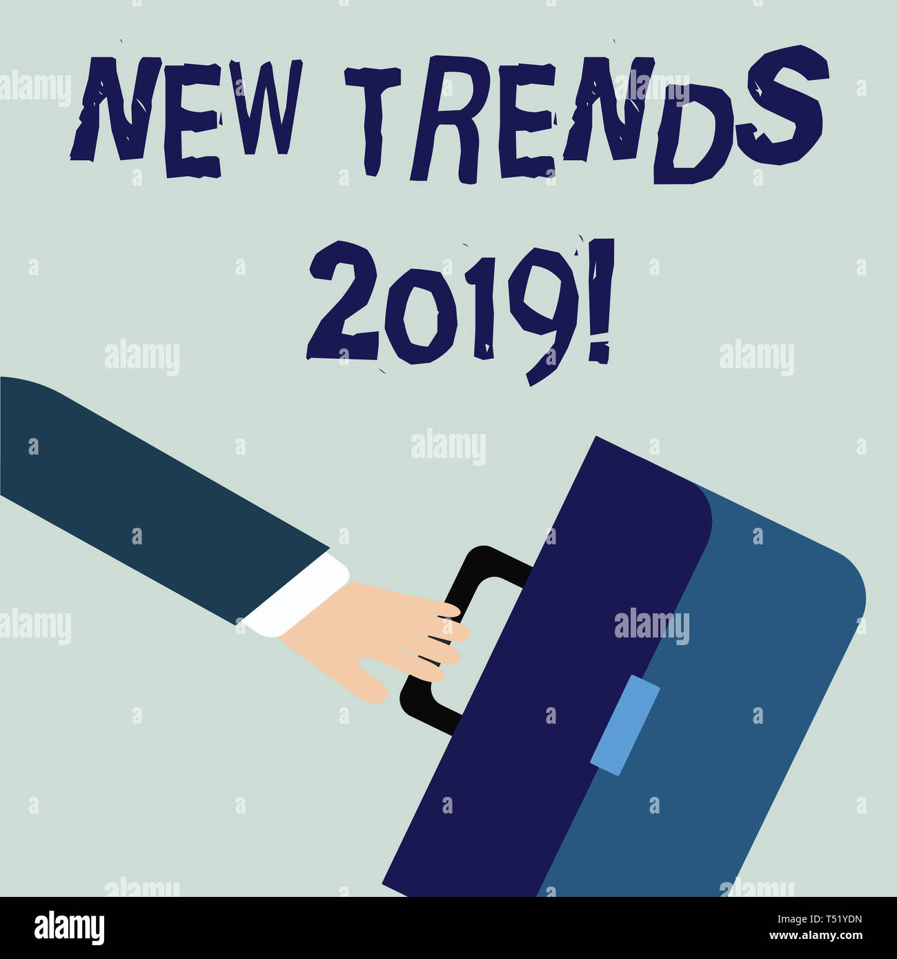 Writing note showing New Trends 2019. Business concept for general ...