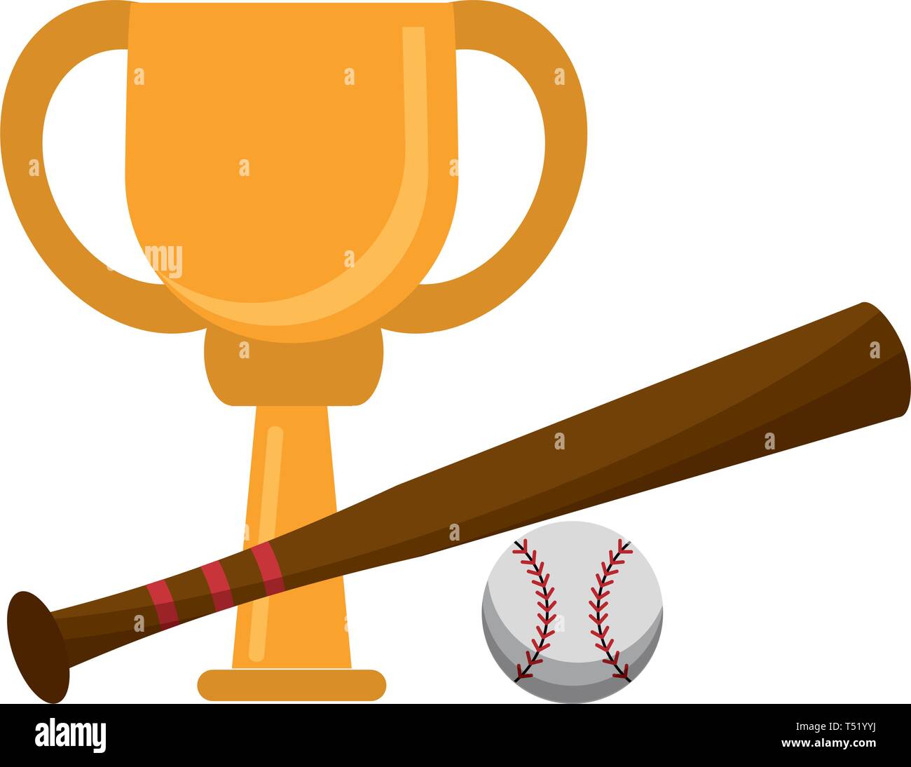 Baseball trophy cup championship Stock Vector Image & Art - Alamy