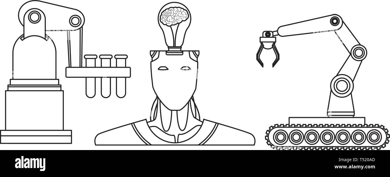 Robot brain robotic arms hi-res stock photography and images - Alamy