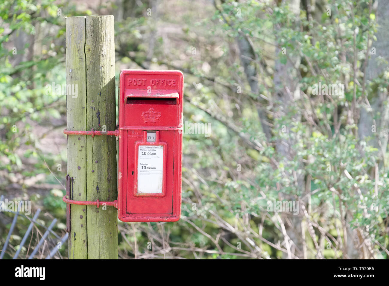Scottish countryside post box hi-res stock photography and images - Alamy