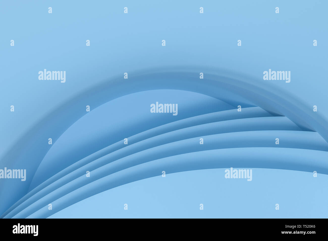 3d rendering curve paper background, tint color background, computer digital background Stock ...