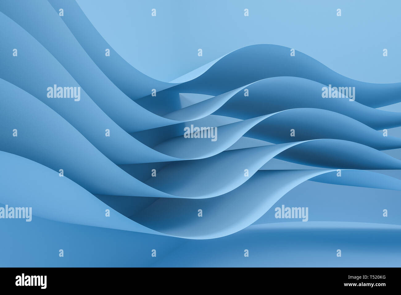 3d rendering curve paper background, tint color background, computer digital background Stock ...