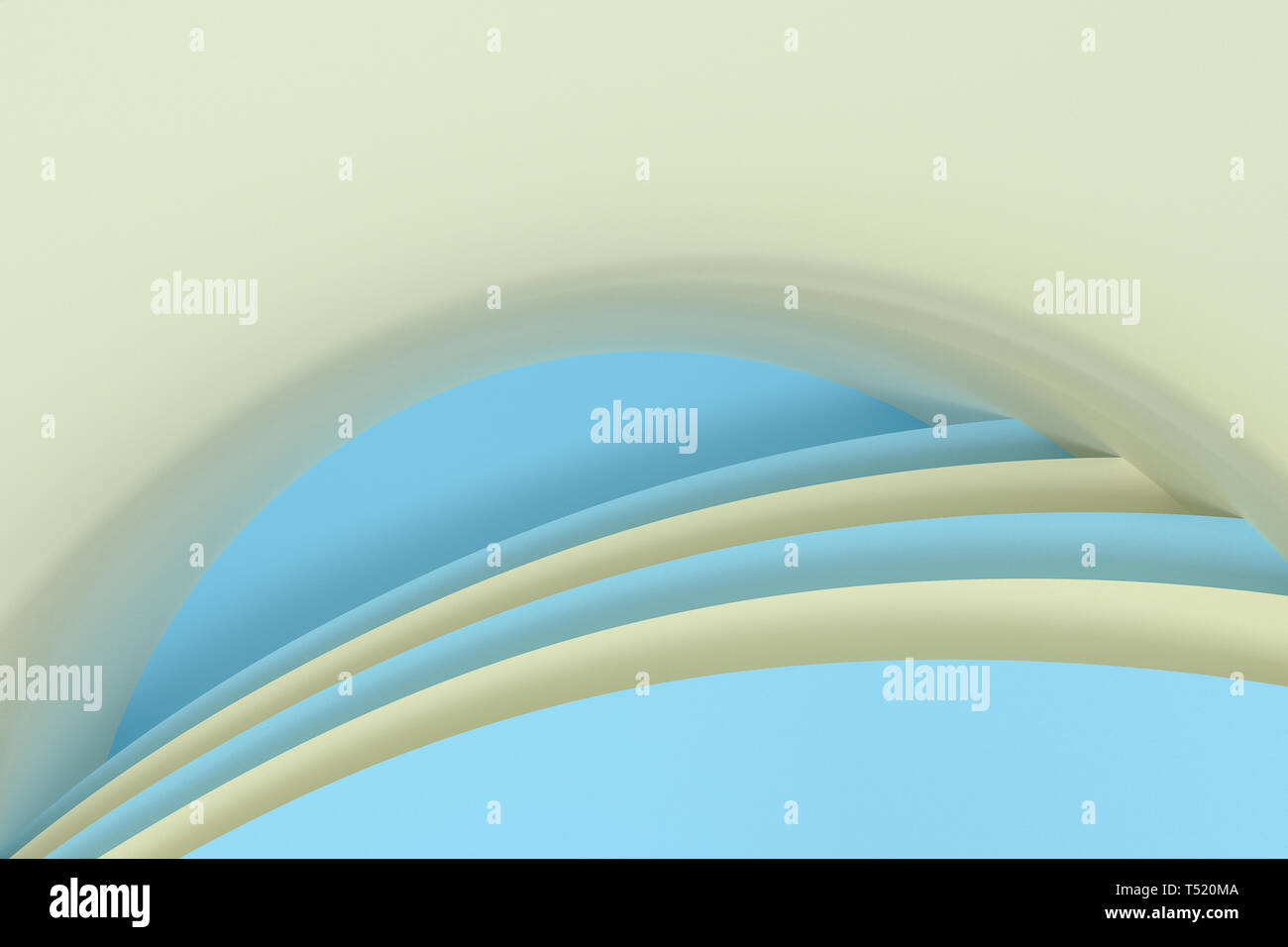 3d rendering curve paper background, tint color background, computer digital background Stock ...