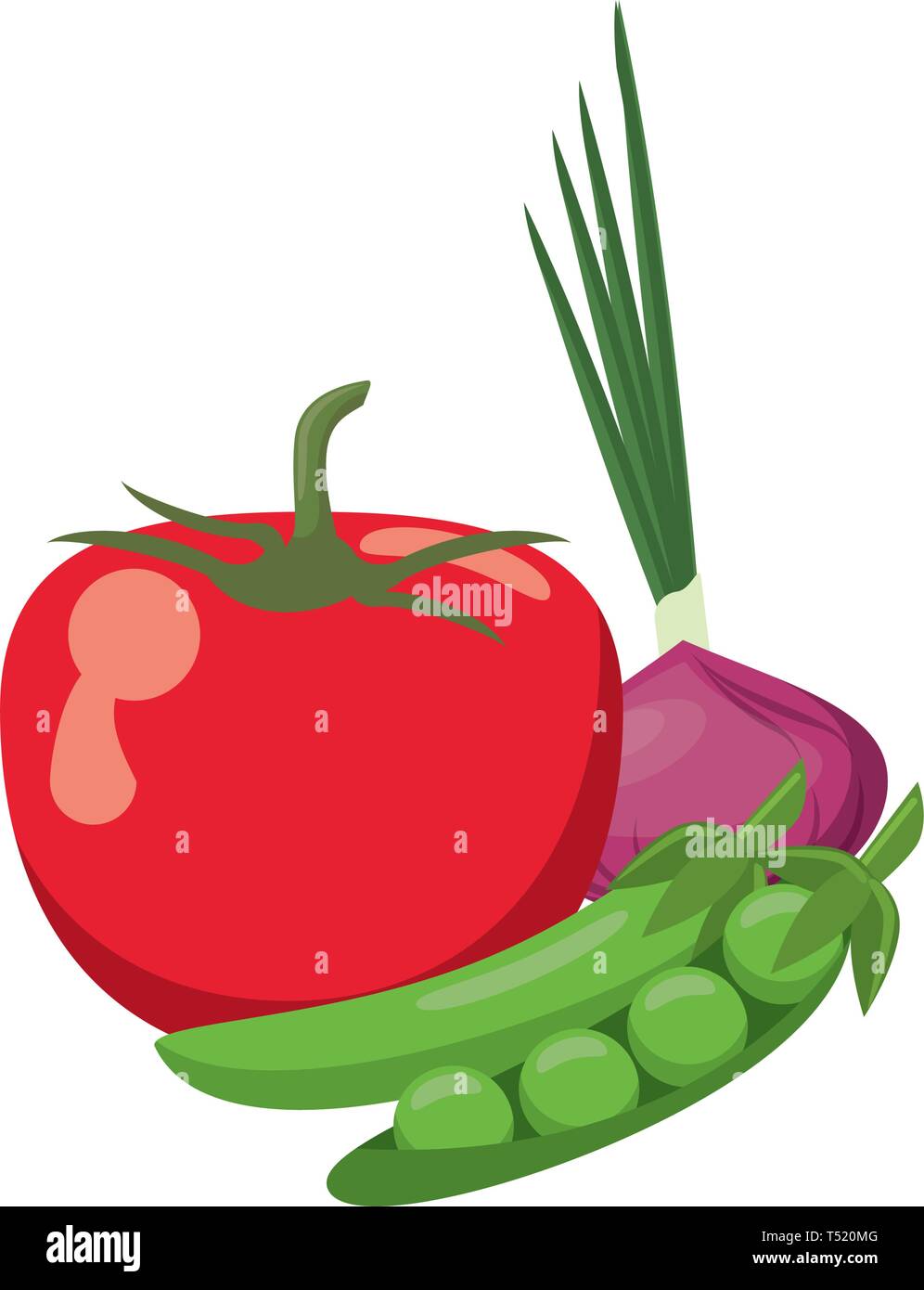 Fresh vegetables cartoon Stock Vector Image & Art - Alamy
