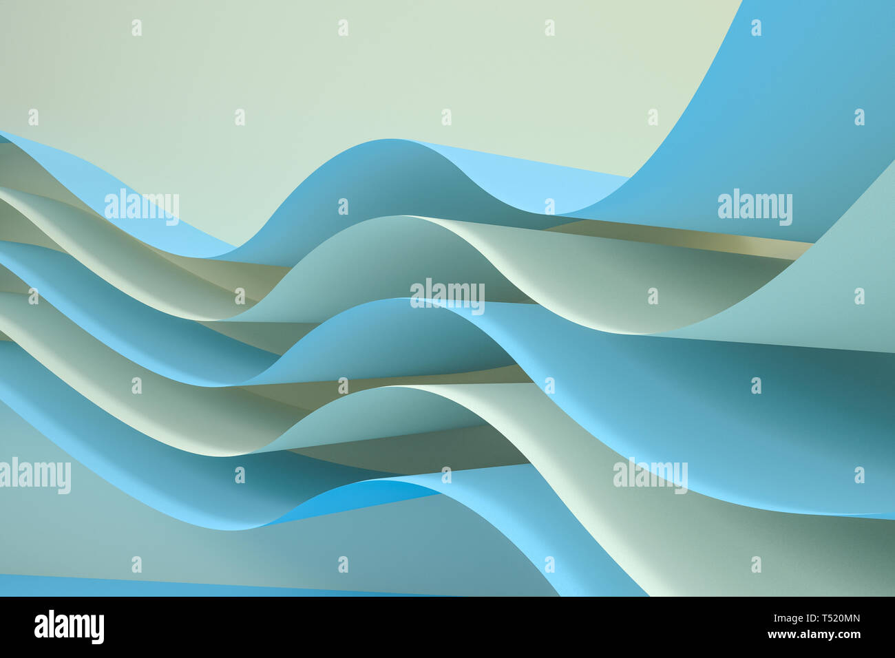 3d rendering curve paper background, tint color background, computer ...