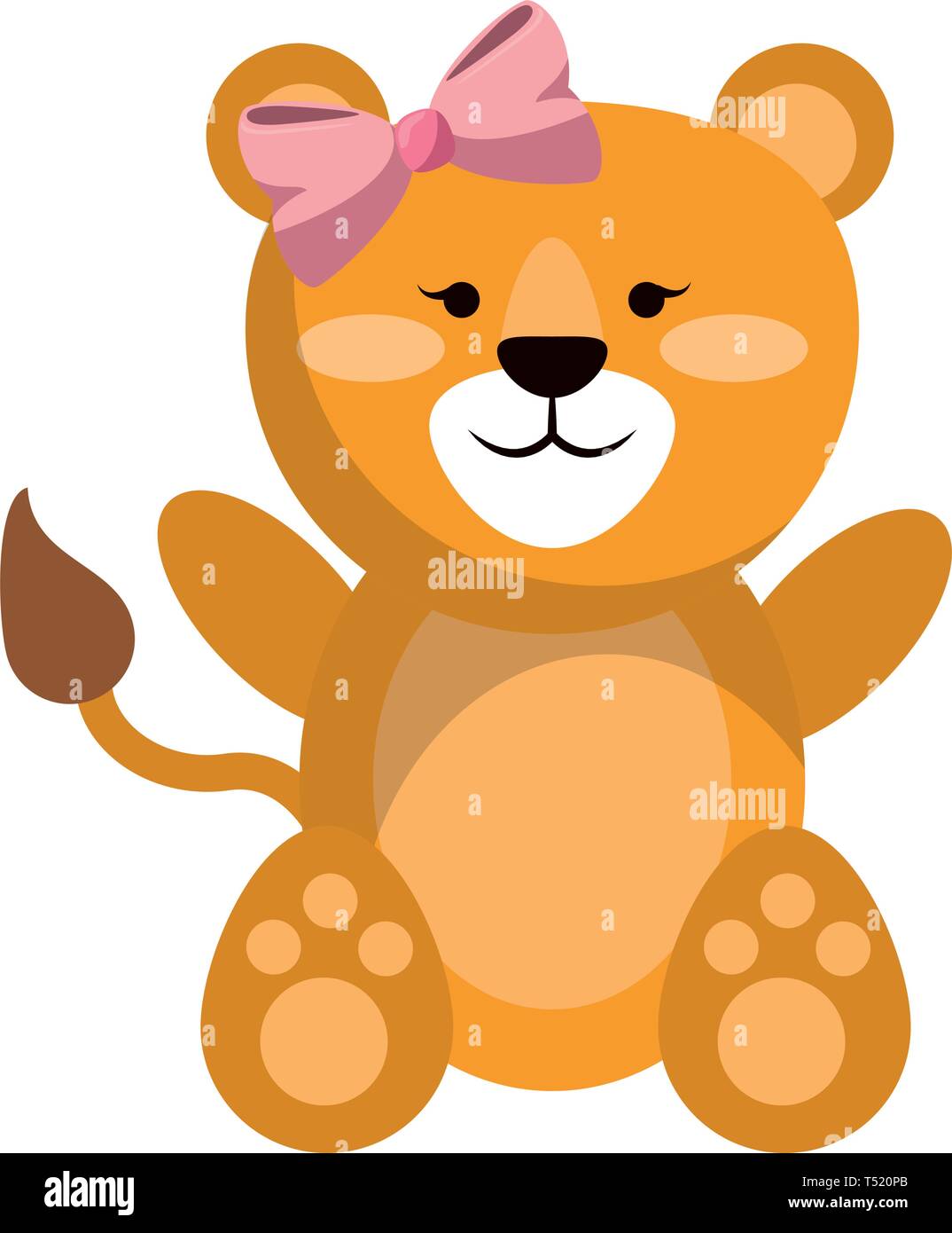 Tiger cute animal cartoon Stock Vector Image & Art - Alamy