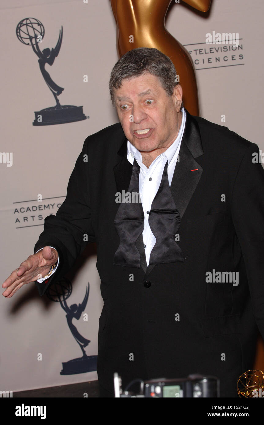 LOS ANGELES, CA. September 11, 2005: Actor/comedian JERRY LEWIS at the ...