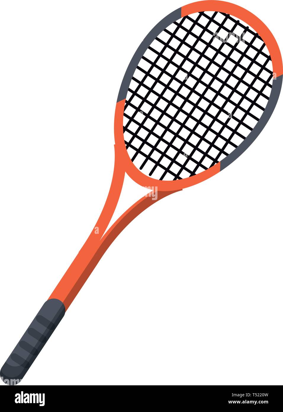 Tennis racket sport cartoon isolated Stock Vector Image & Art - Alamy