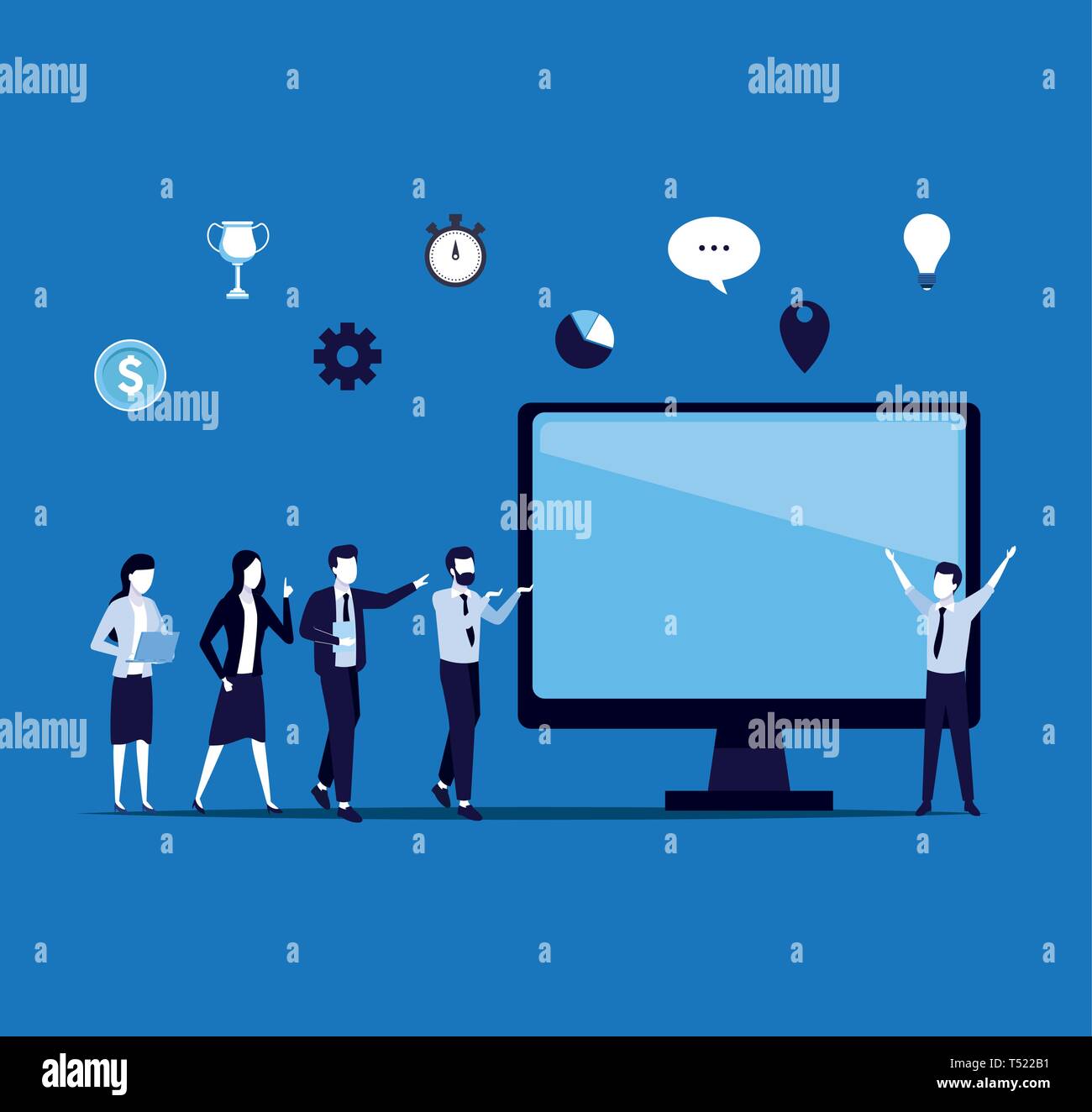 Business coworkers cartoons Stock Vector Image & Art - Alamy