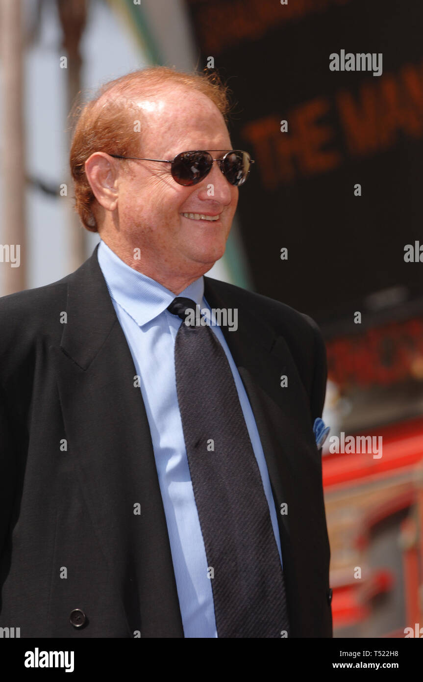 LOS ANGELES, CA. September 19, 2005: Producer MIKE MEDAVOY on Hollywood ...