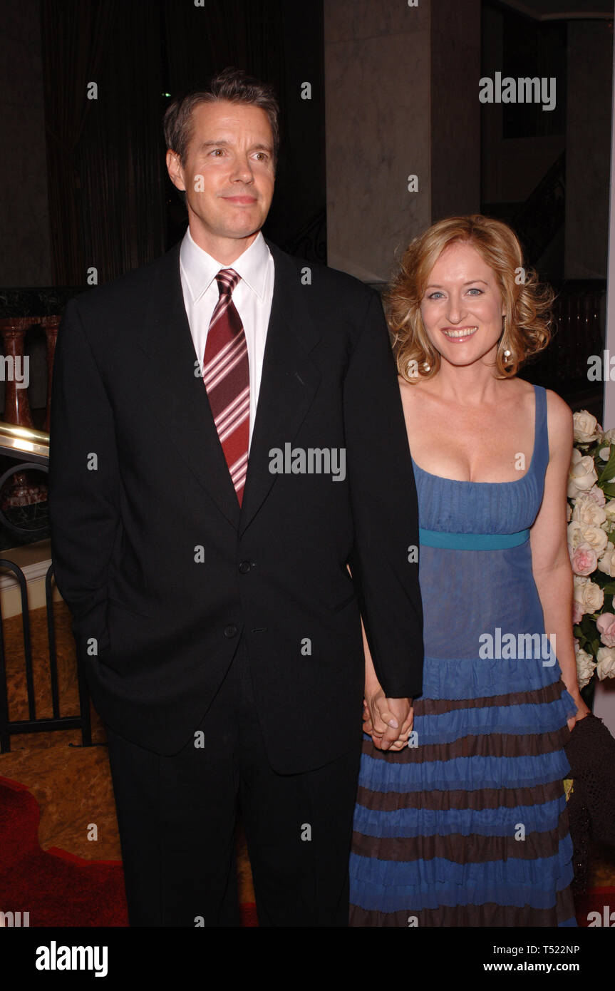 LOS ANGELES, CA. September 21, 2005: Actor KYLE SECOR & wife at ...