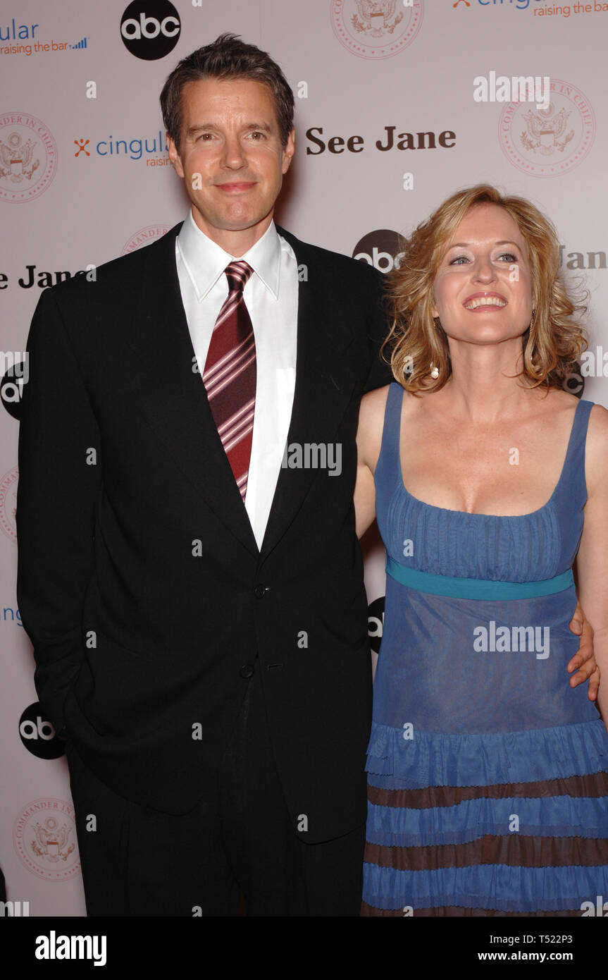 LOS ANGELES, CA. September 21, 2005: Actor KYLE SECOR & wife at premiere screening for ABC TV's ...