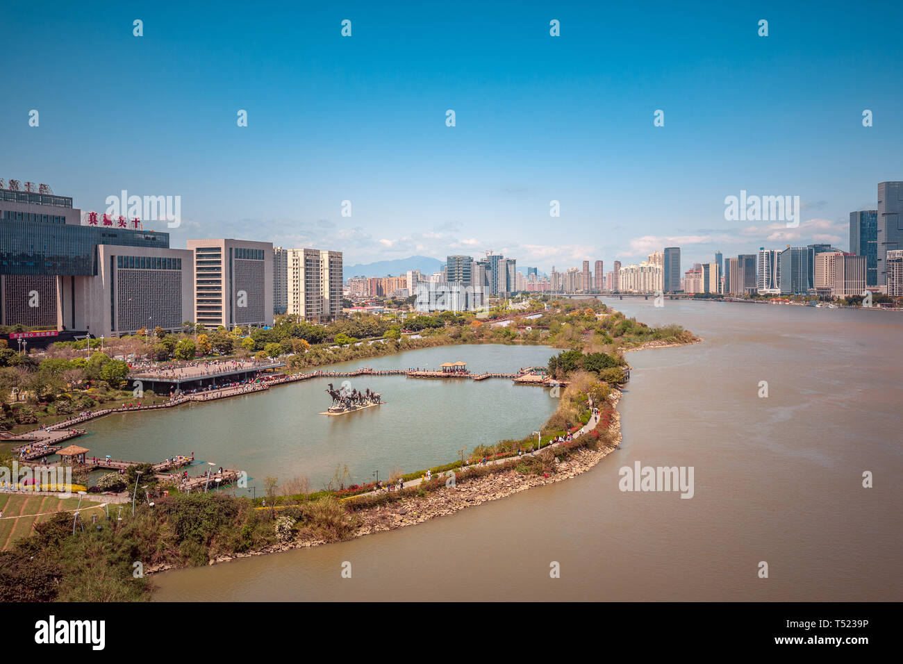 Fuzhou aerial hi-res stock photography and images - Alamy