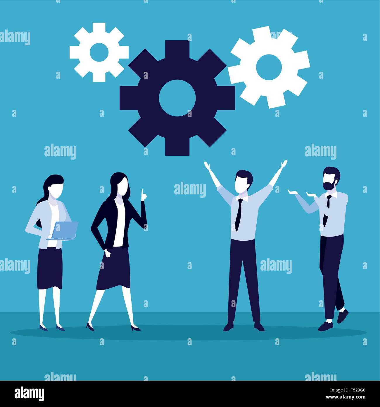 Business coworkers cartoons Stock Vector Image & Art - Alamy