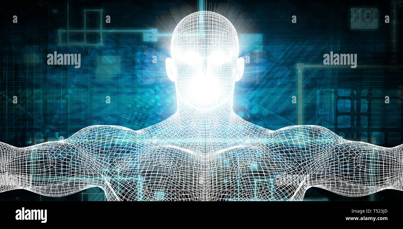 Futuristic Web Cyber Data Grid Color Background Stock Photo - Alamy