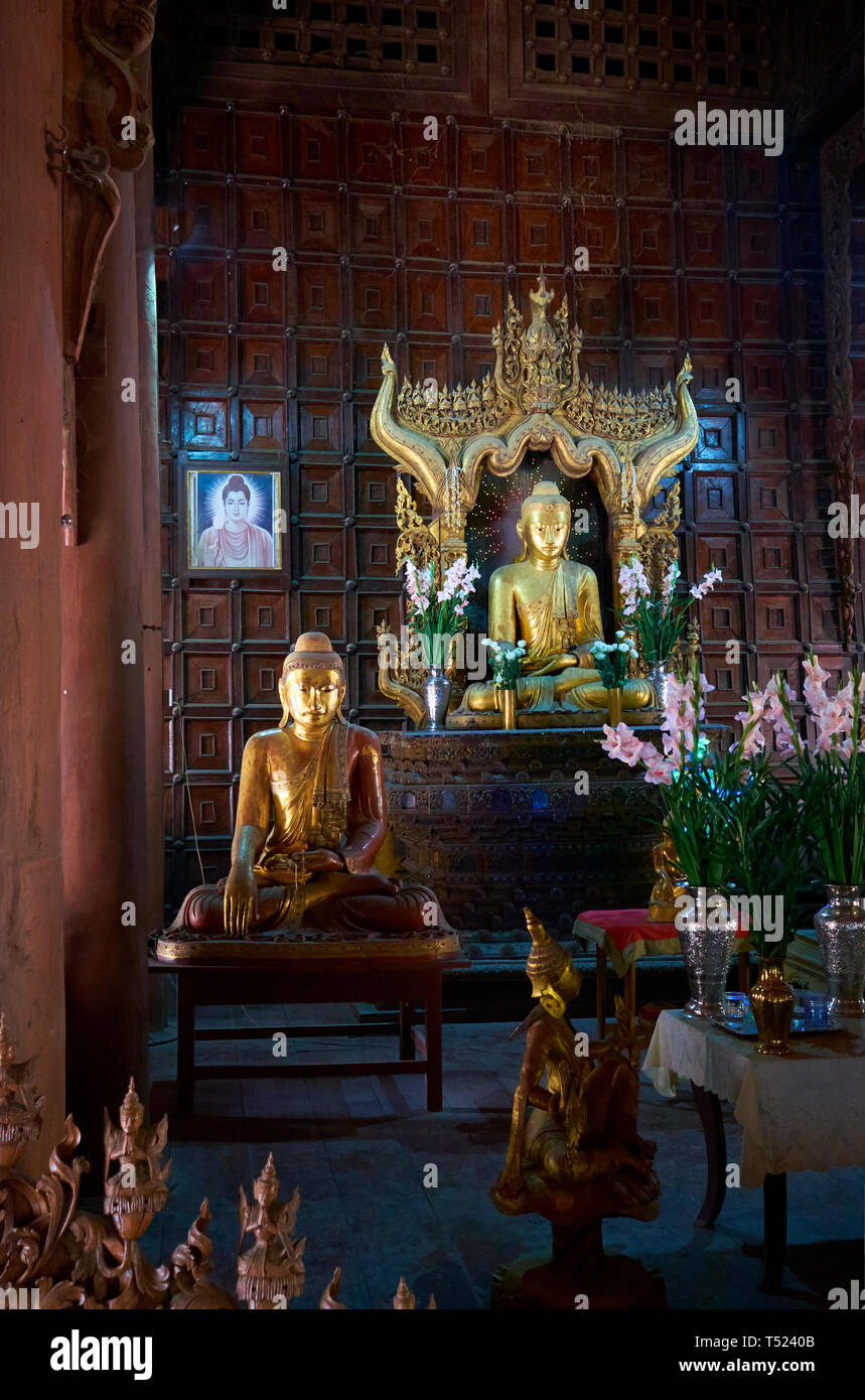 Shwe in bin monastery hi-res stock photography and images - Alamy
