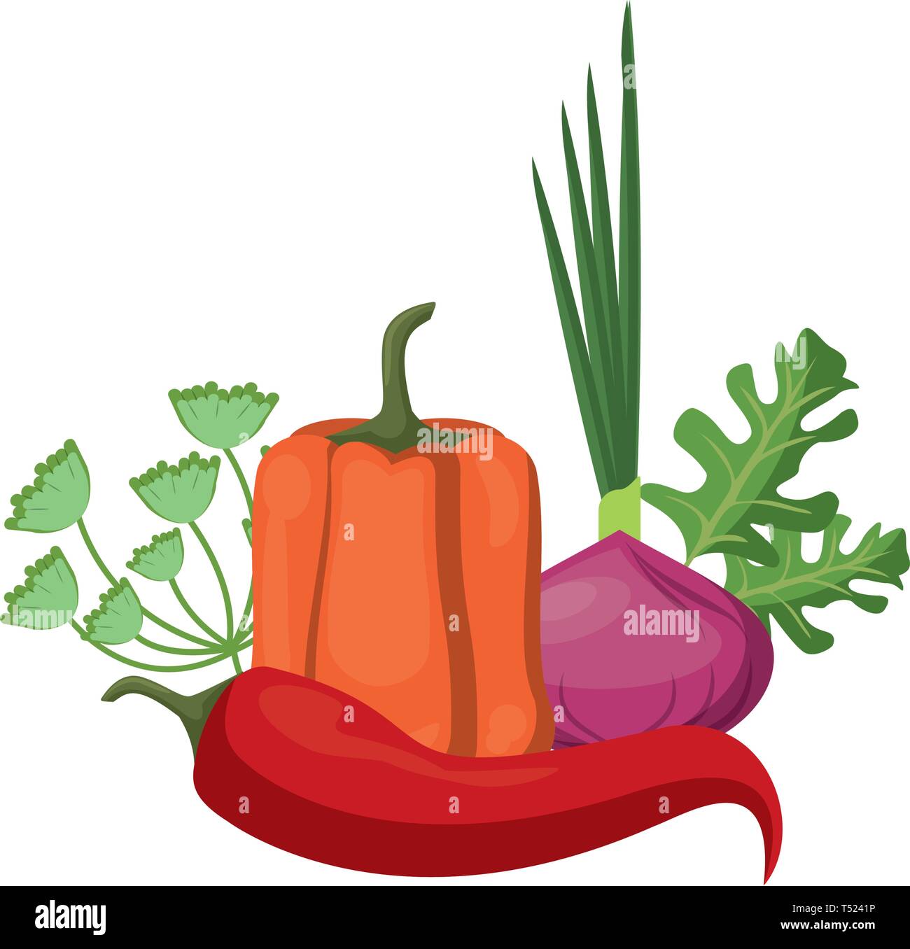 Fresh vegetables cartoon Stock Vector Image & Art - Alamy